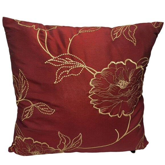 Pier 1 | Accents | Pier Imports Floral Embroidered Throw Accent Pillow ...